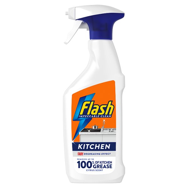 Flash Kitchen Cleaning Spray 500ml Case of 10 - British Hypermarket-uk