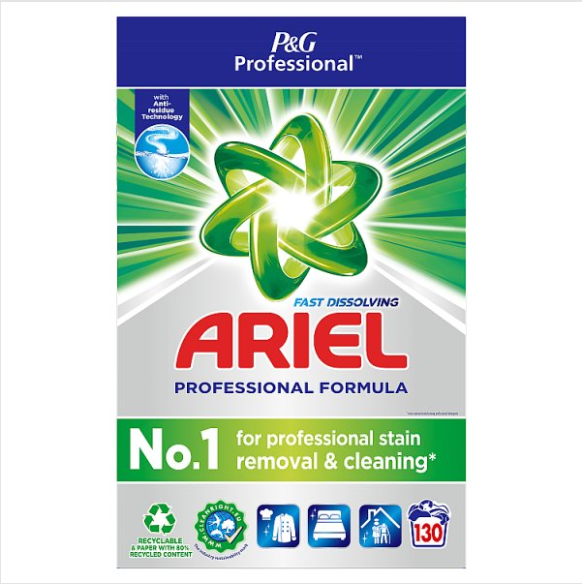 British Hypermarket - Ariel Professional Washing Powder Regular 130 ...