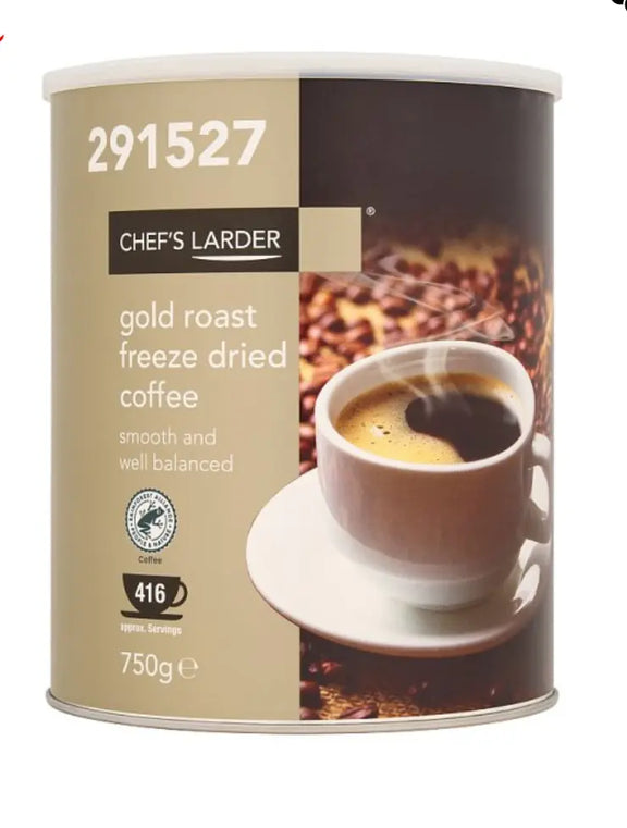 Chef's Larder Gold Roast Freeze Dried Coffee 750g - British – British ...
