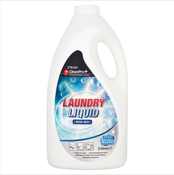 British Hypermarket - CleanPro+ Laundry Liquid Non-Bio 5 Litres - Case ...
