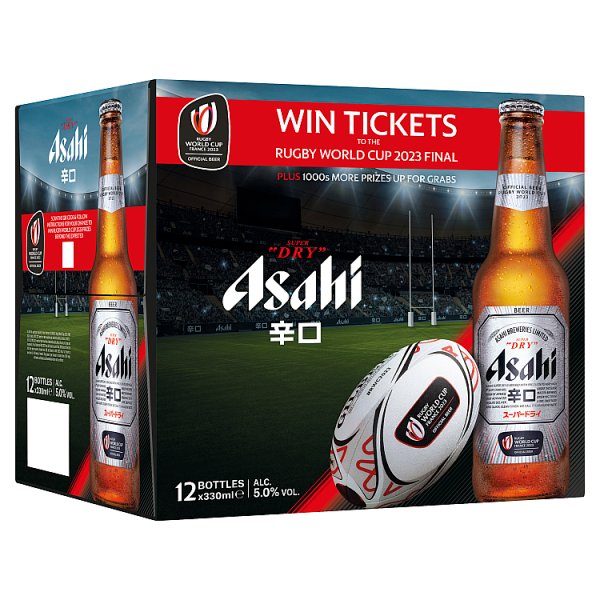 Asahi Super Dry Beer Pack 12 x 330ml Bottles Case of 1 – British ...