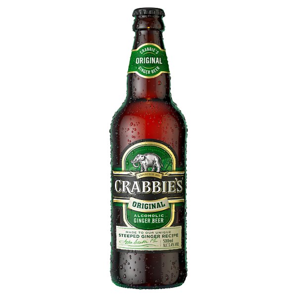 Crabbie's Original Alcoholic Ginger Beer 500ml Case of 12 – British ...