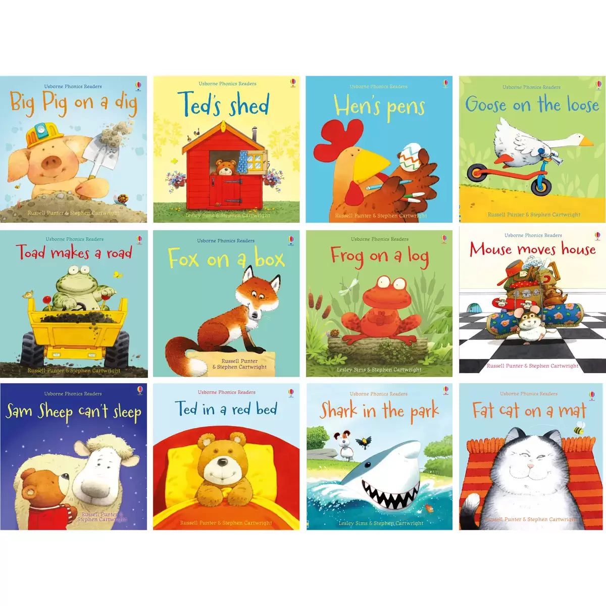Usborne Phonics 12 Book Set 3 years + – British Hypermarket-uk