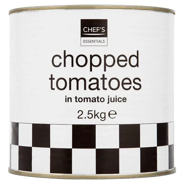 Chef's Essentials Chopped Tomatoes in Tomato Juice 2.5kg, Case of 6 ...
