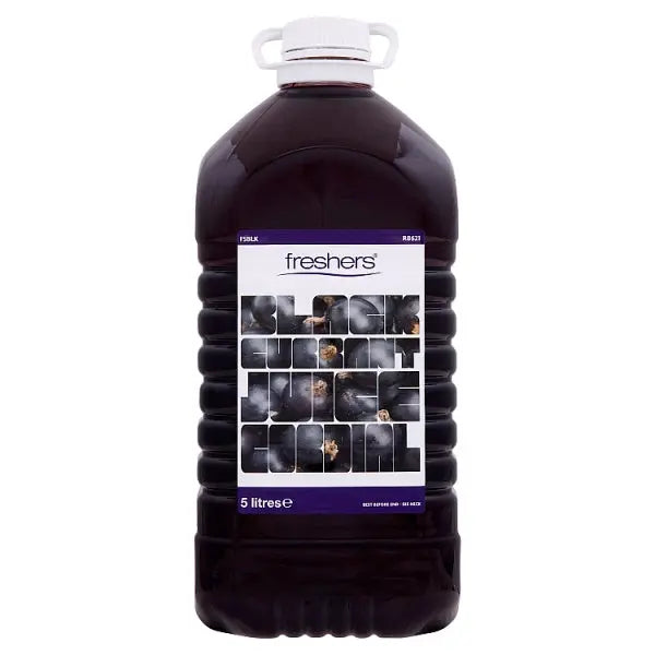 Freshers Blackcurrant Juice Cordial 5 Litres, Case of 2 Dilutables ...