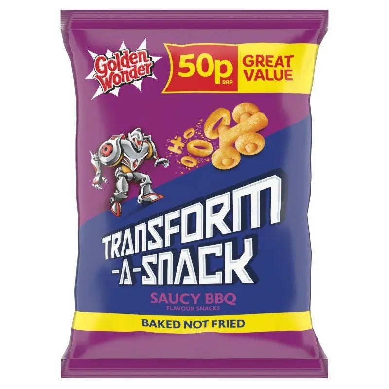 Golden Wonder Transform-A-Snack Saucy BBQ Flavour Snacks - British ...