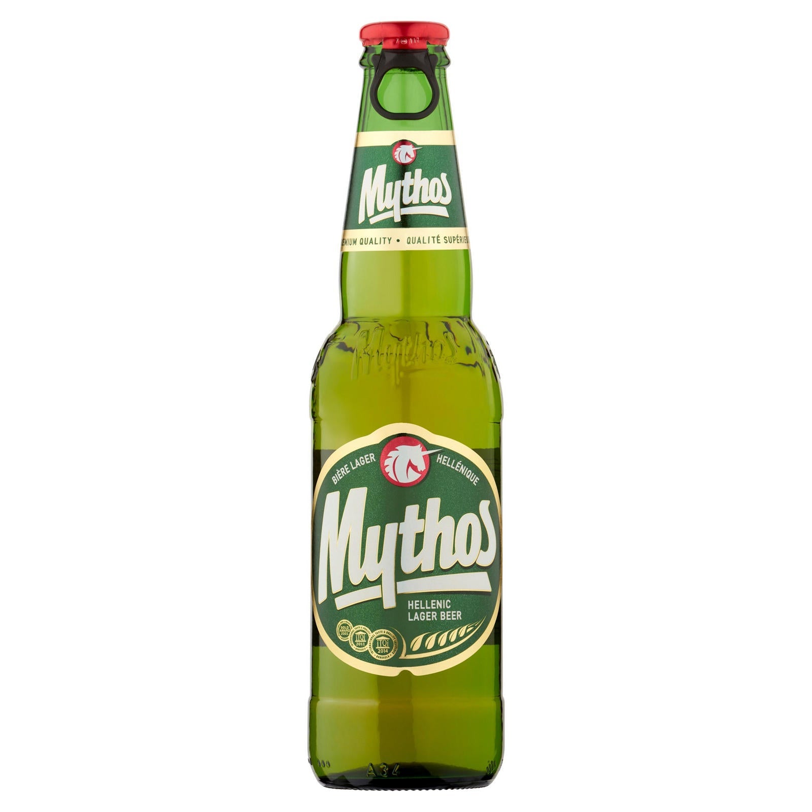 Mythos Premium Hellenic Beer 500ml, Case of 12 Beer - British ...