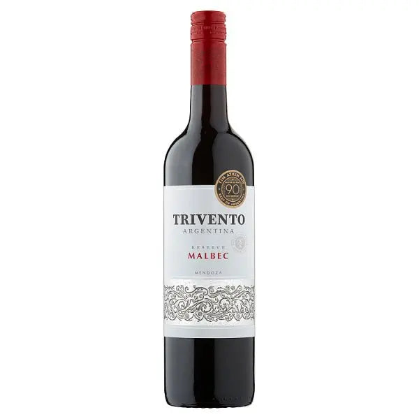 Trivento Reserve Malbec 75cl, Case of 6 Red Wine - British Hypermarket ...